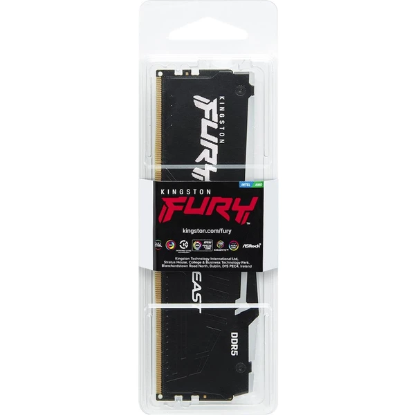 Kingston FURY Beast Black RGB DDR5 8GB 5200MHz CL36 DIMM (1x8GB) EXPO/XMP - BRLOH.sk