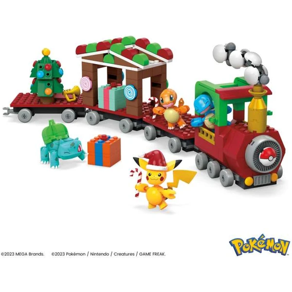 Pokémon Mega Construx Construction Set Holiday Pokémon Train - BRLOH.sk
