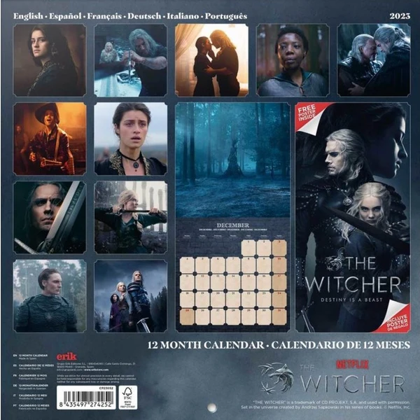 Kalendár The Witcher 2023 - BRLOH.sk