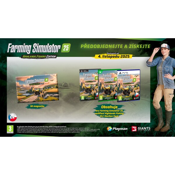 Darček k hre Farming Simulator 25: Highlands Fishing Edition - 3D ...