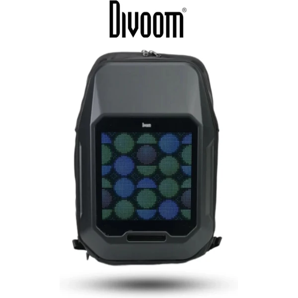 Divoom Cyberbag Pixel Art LED batoh čierny - BRLOH.sk