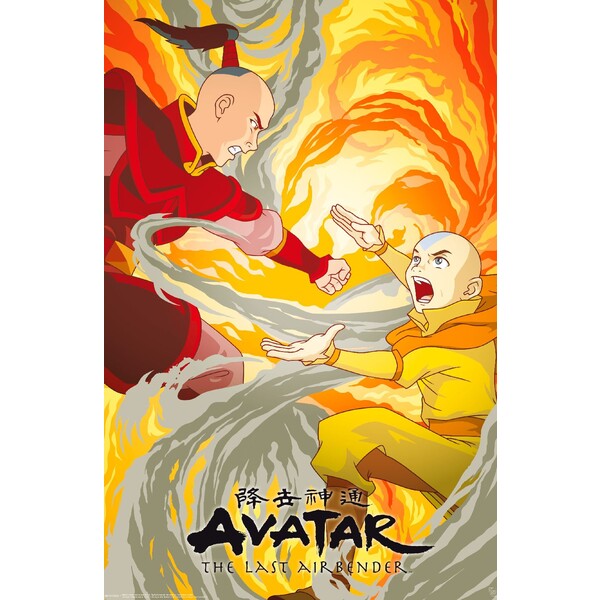 Plagát Avatar - Aang vs Zuko (108) - BRLOH.sk