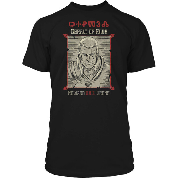 Tričko The Witcher 3 Wanted Poster Premium L - BRLOH.sk