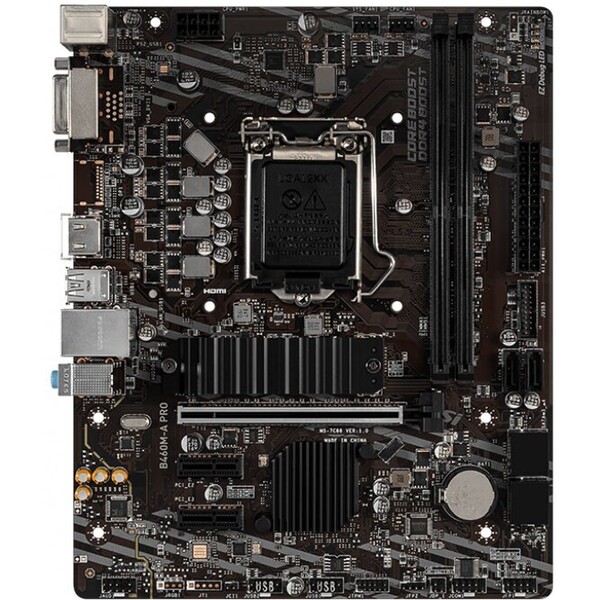 MSI B460M-A PRO - Intel B460 - BRLOH.sk