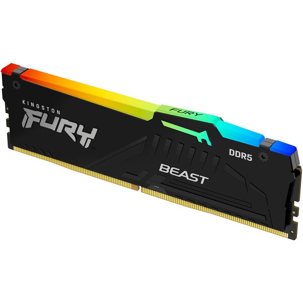Kingston FURY Beast Black RGB DDR5 8GB 6000MHz CL30 DIMM (1x8GB) EXPO/XMP - BRLOH.sk