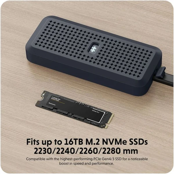 Hyper EcoSmart™ USB4 NVMe Externé ochranné puzdro na SSD disky - BRLOH.sk