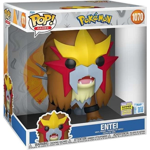 Funko POP! #1070 Games Jumbo: Pokemon - Entei - BRLOH.sk