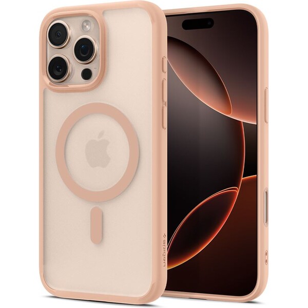 Spigen Ultra Hybrid T MagSafe, frost rose titanium - iPhone 16 Pro Max ...