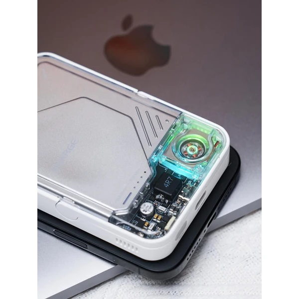 SHARGE IceMag 2 Qi2/MagSafe powerbanka s aktívnym chladením sivá - BRLOH.sk